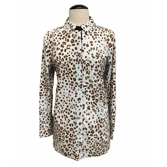 Lysse | Tops | New Lysse Fashion Schaffer Button Up Shirt In Creambrown ...